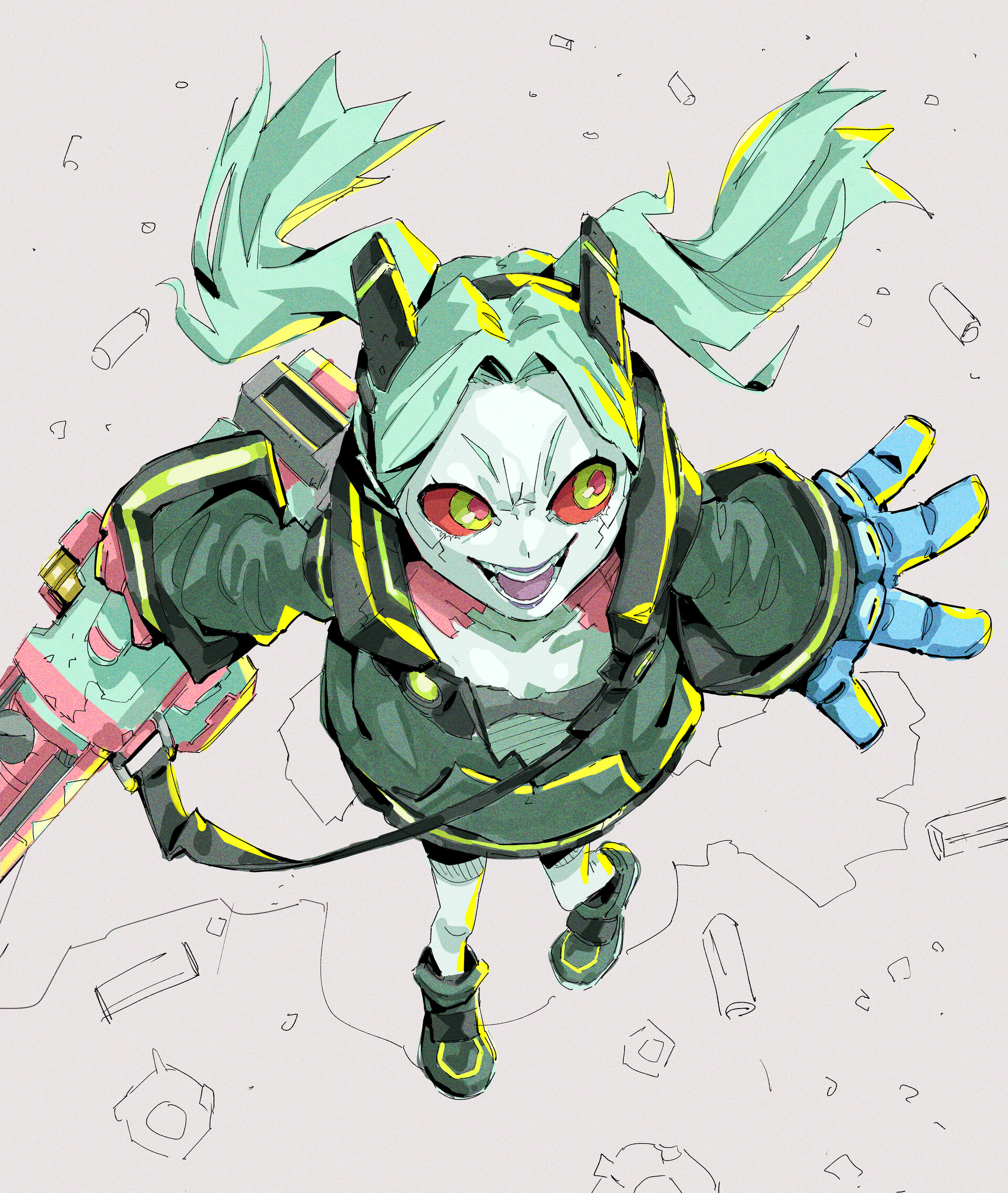 ArtStation - Rececca - Cyberpunk Edgerunner Fanart