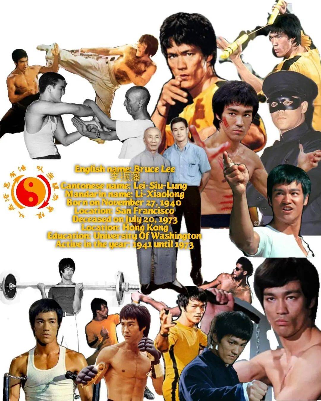 ArtStation - Bruce Lee Collage