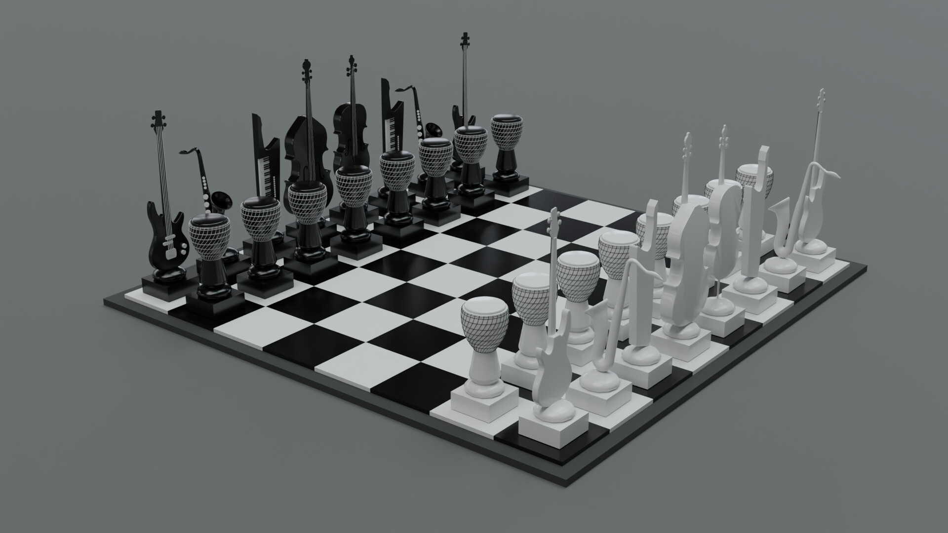 ArtStation - Musical chess