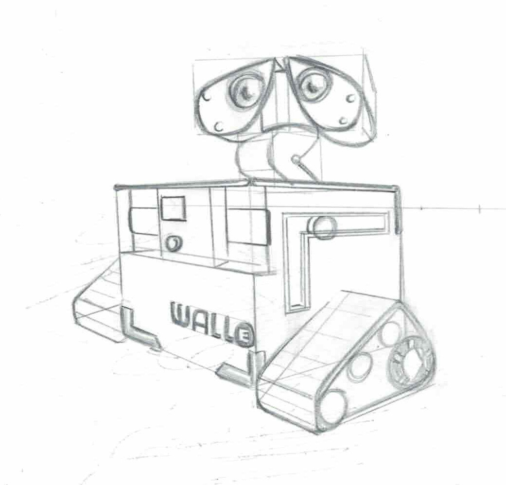 Wall E Drawing