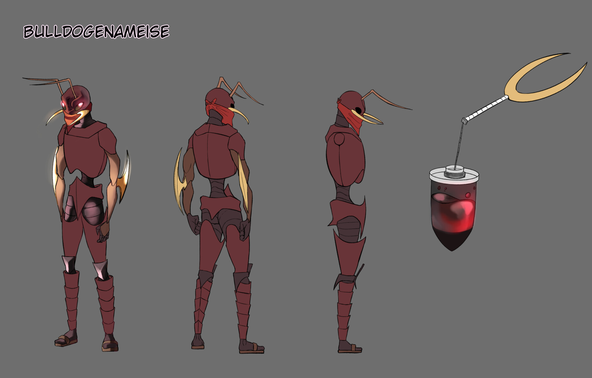 ArtStation - Bullet ant Warrior (Character Concept) - By Imkey