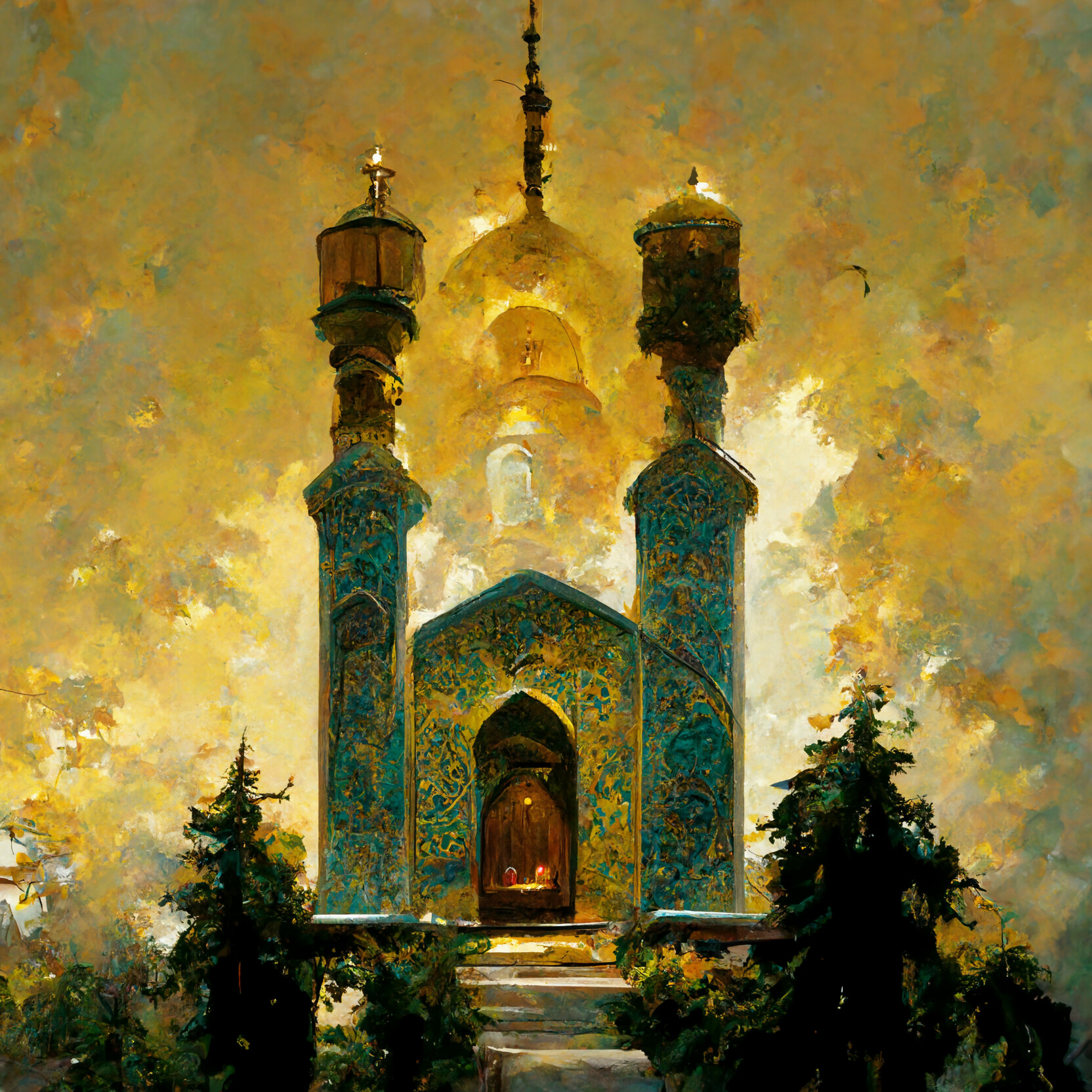 ArtStation - Holy shrine paradise
