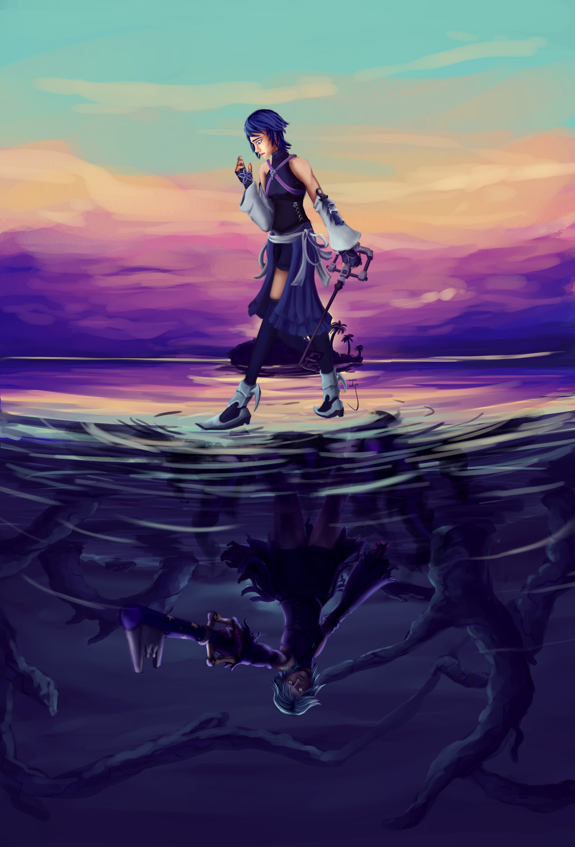 ArtStation - Aqua's Duality