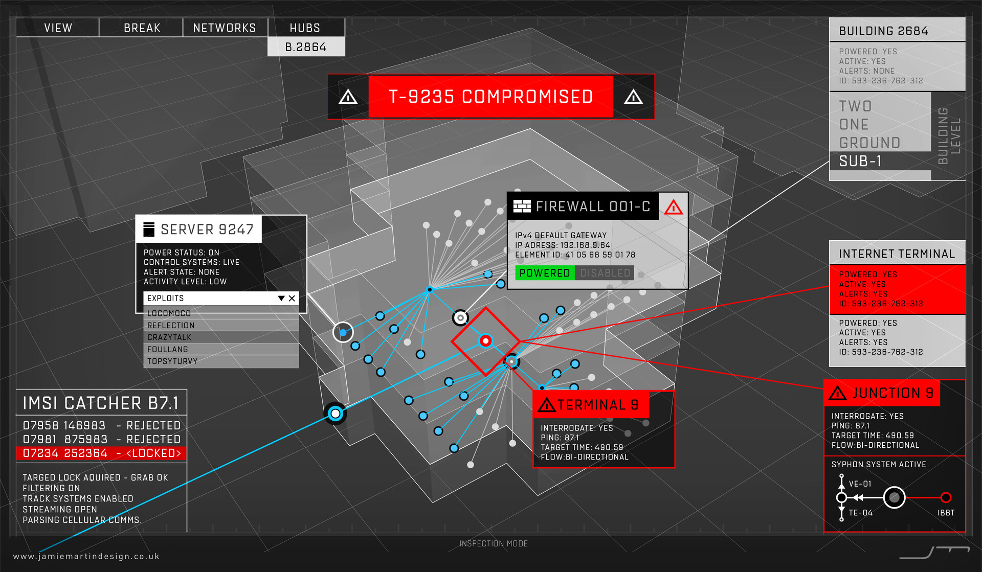 ArtStation - Hi-Tech Tactical UI Design - AR & VR concept art