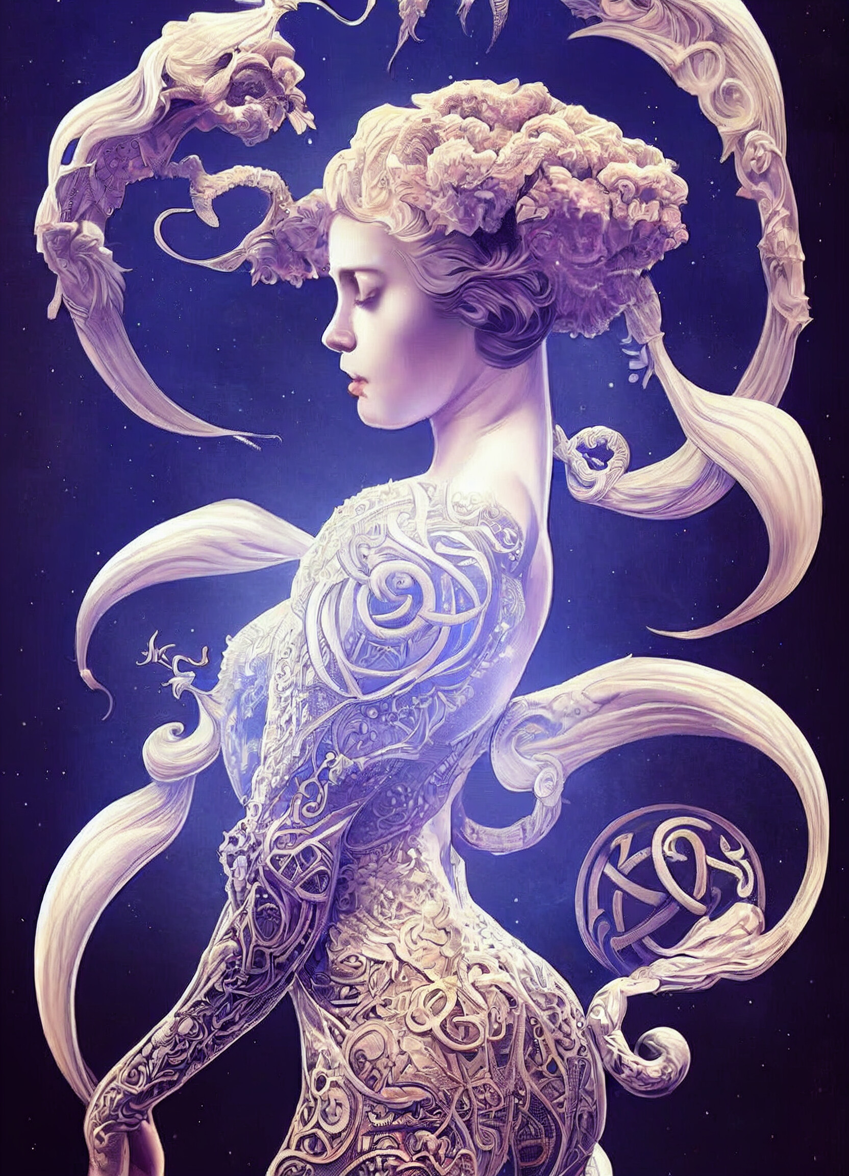 Artstation Day 10 The Cosmic Girl