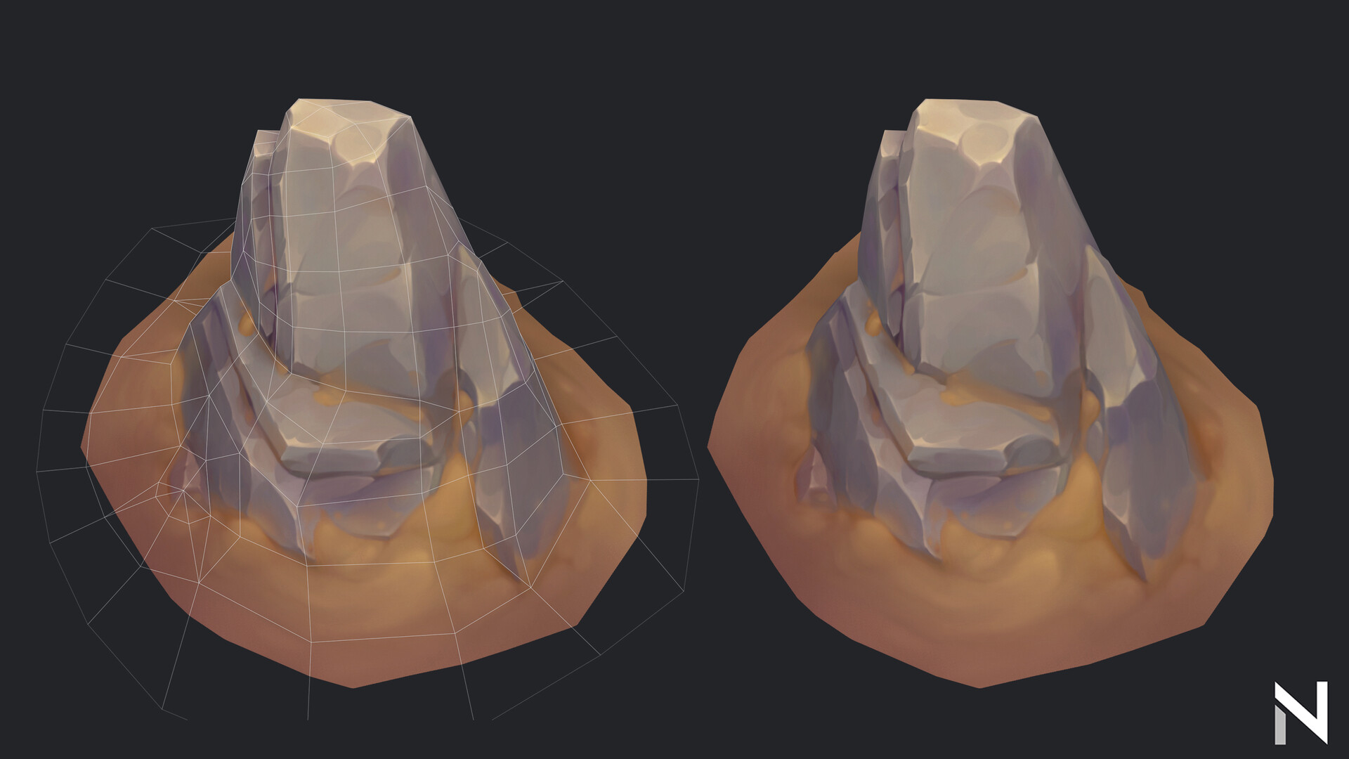 N-hance Studio - Handpainted Rock Course