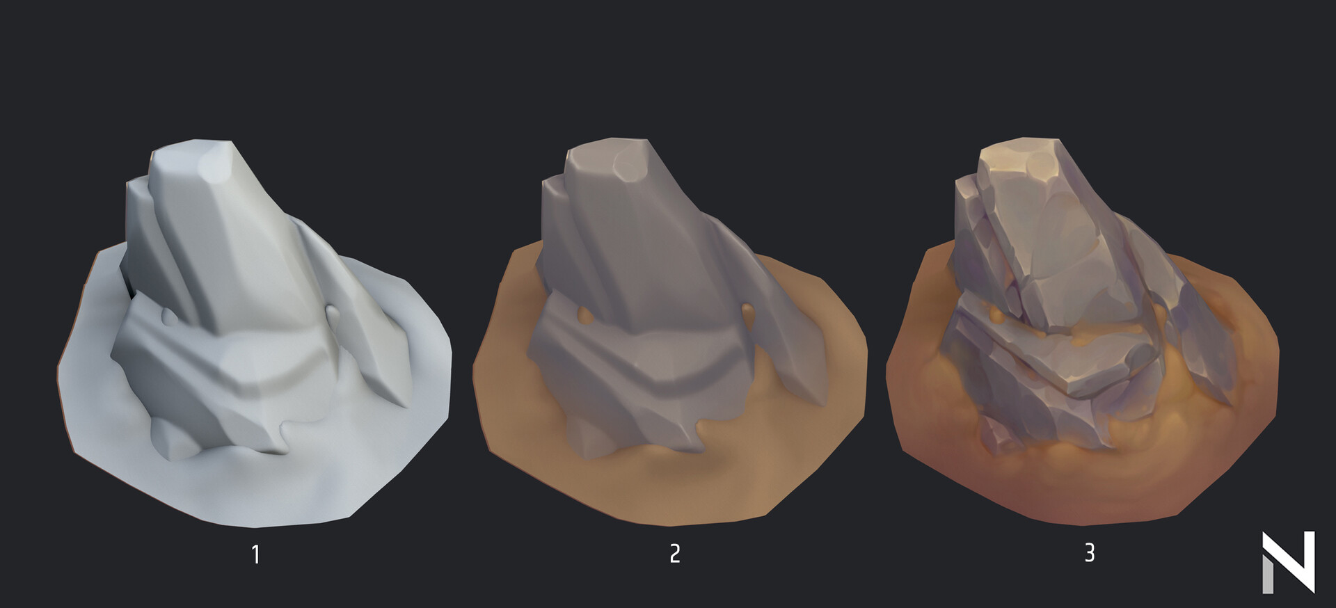 N-hance Studio - Handpainted Rock Course