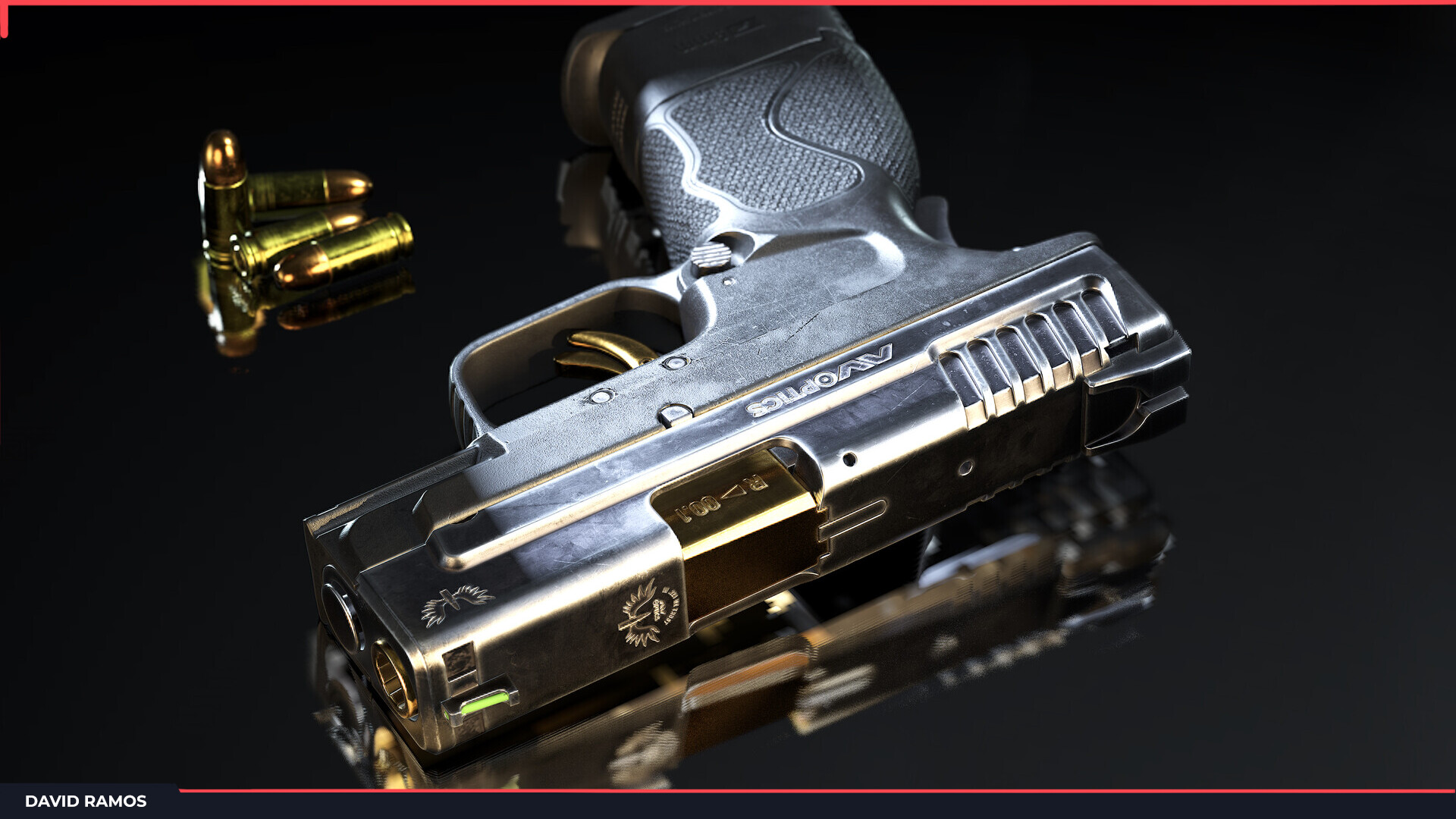 ArtStation - Handgun - AV Optics Nato