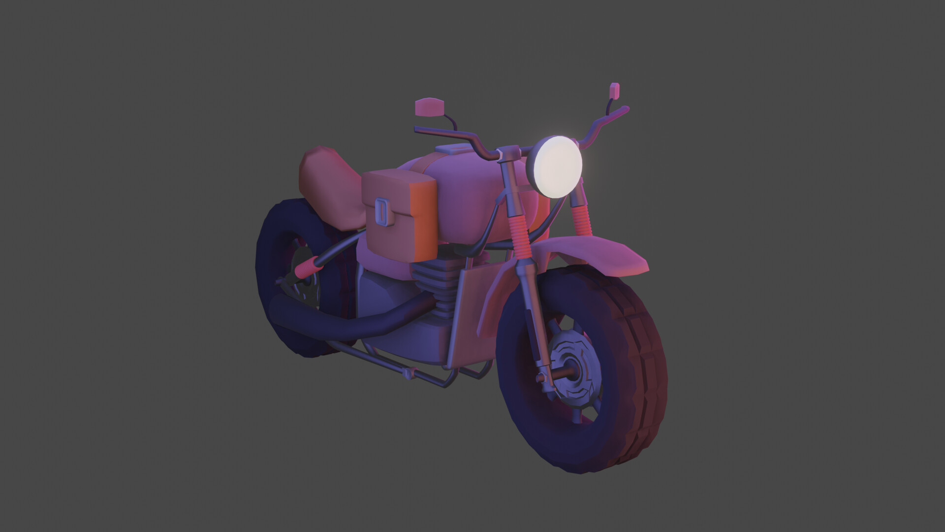 ArtStation - Stylized motorcycle