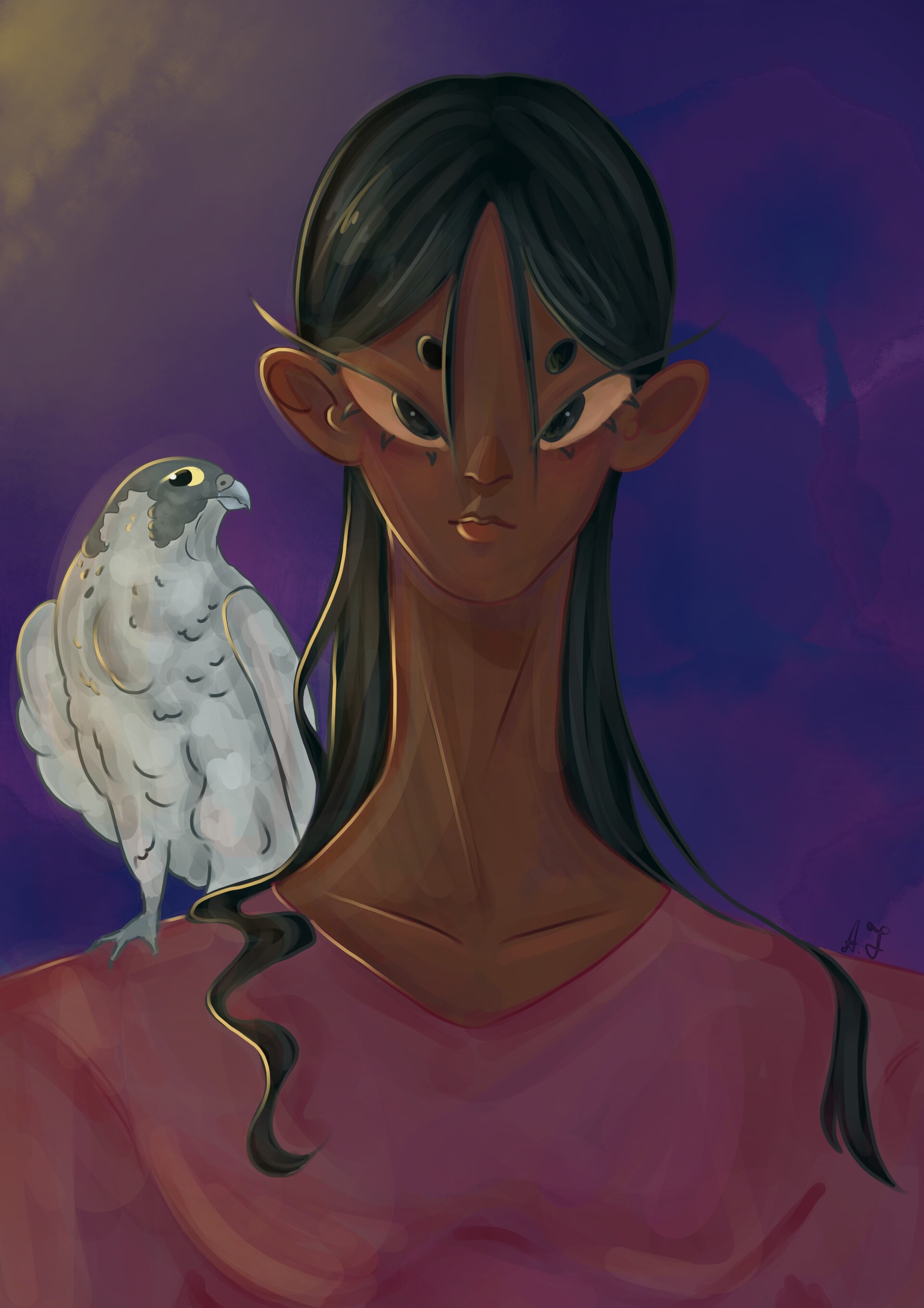 ArtStation - hawk eyes