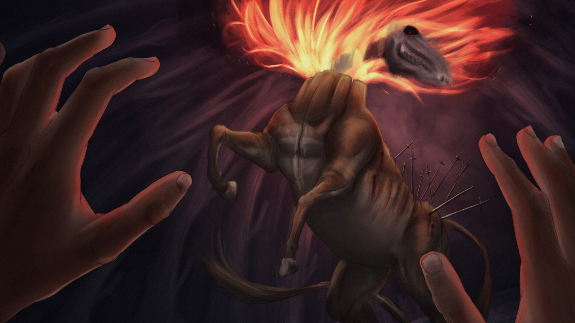 ArtStation - The Headless Mule