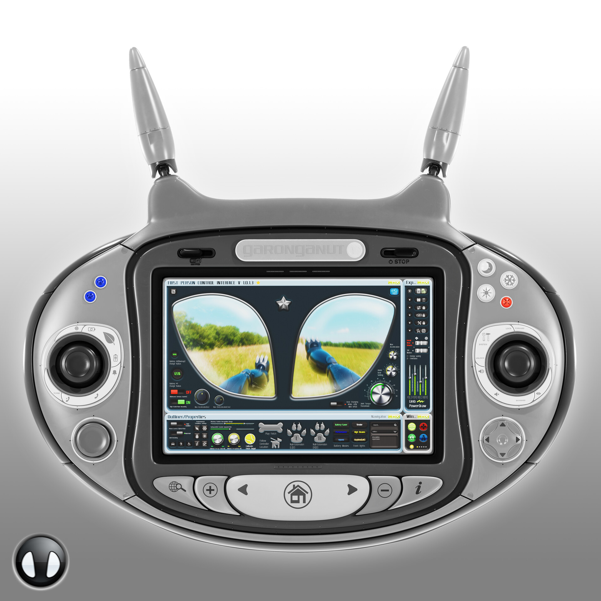 ArtStation - Handheld Mecha-Kitty Robo-Toy Controller