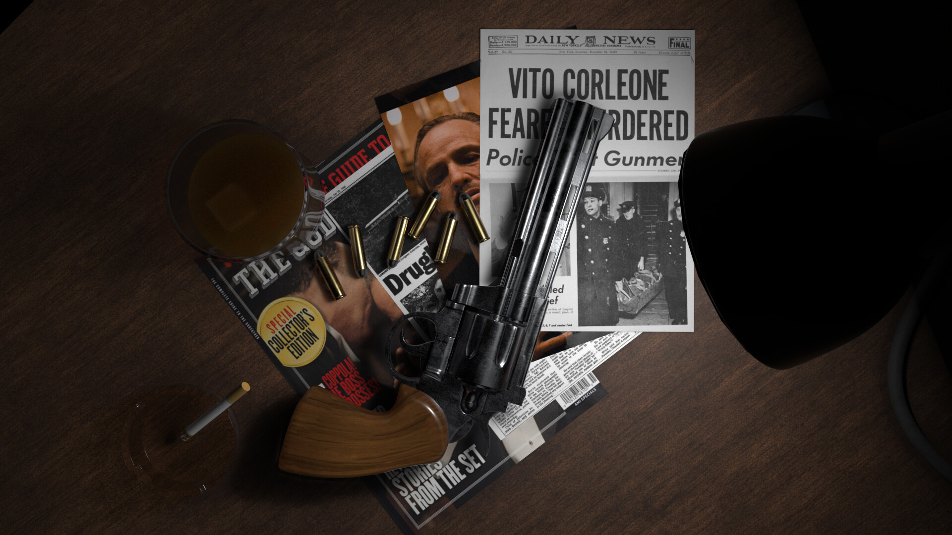 ArtStation - Godfather - Lighting & Composite for Still Life ...