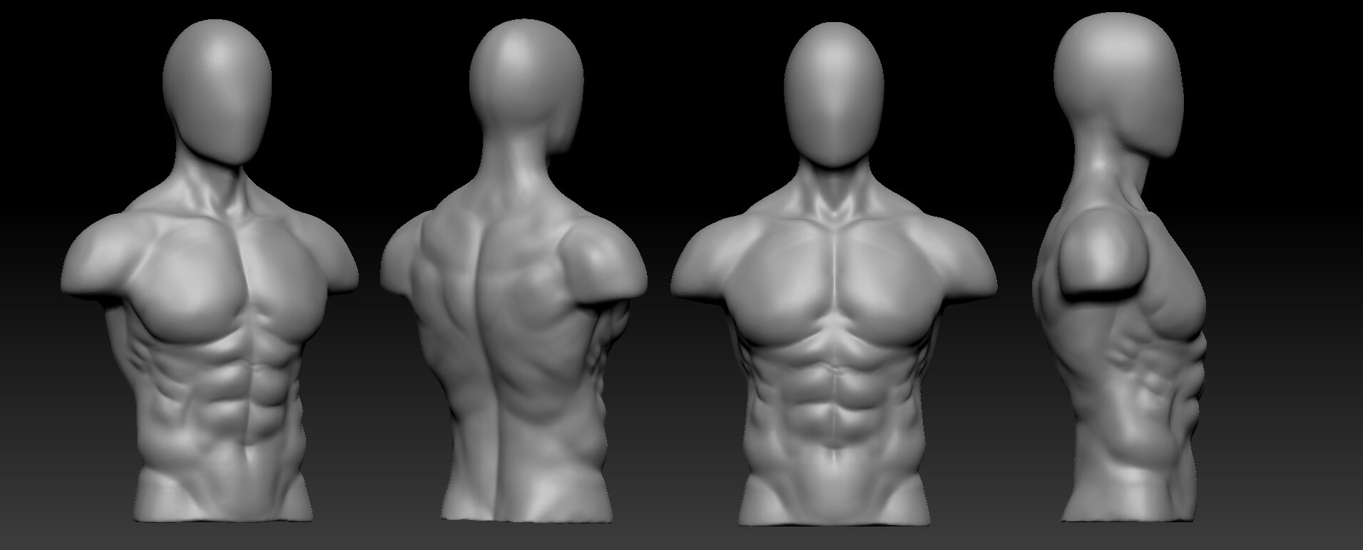 ArtStation - Quick anatomy Studies