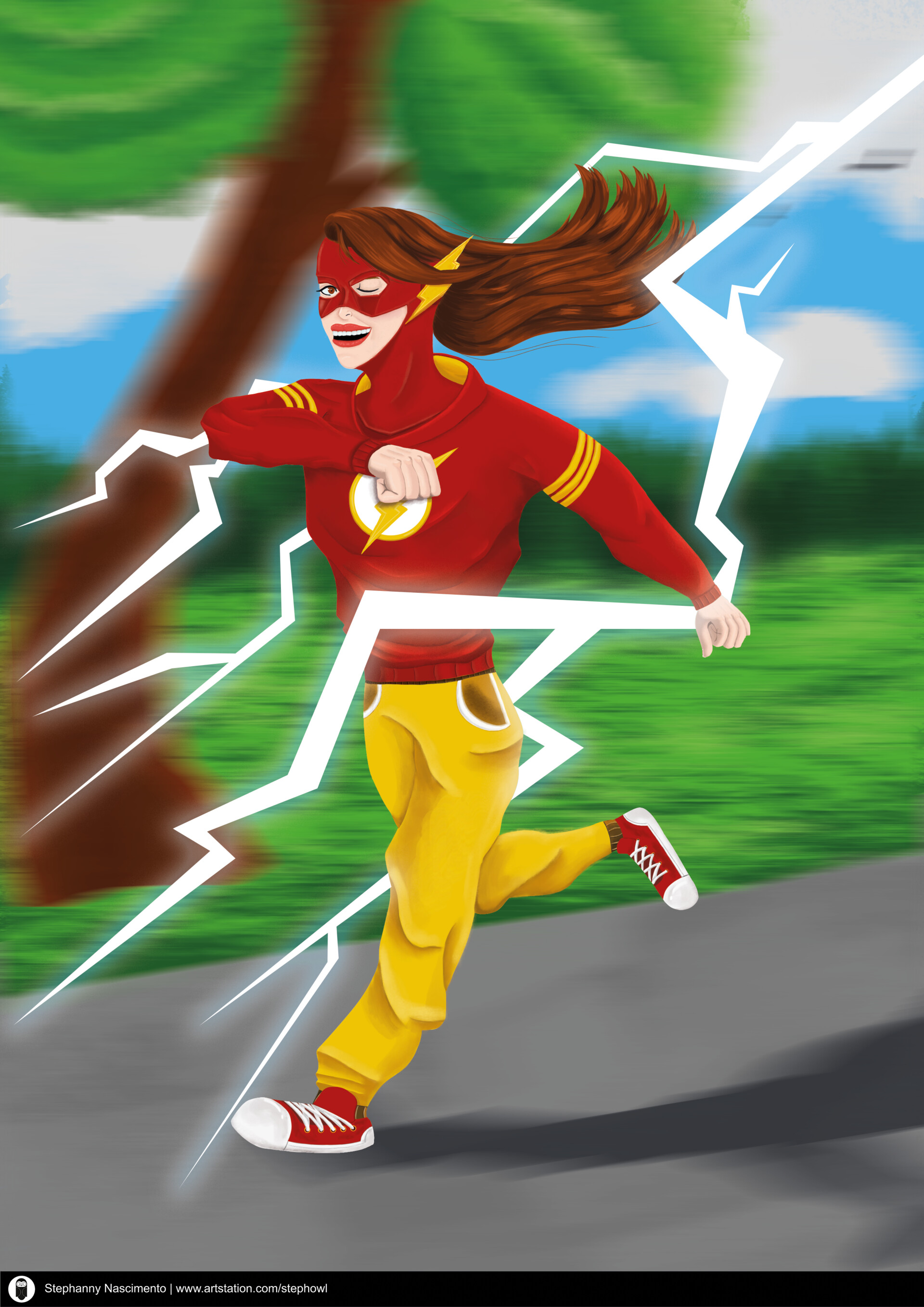 ArtStation - Flash Girl