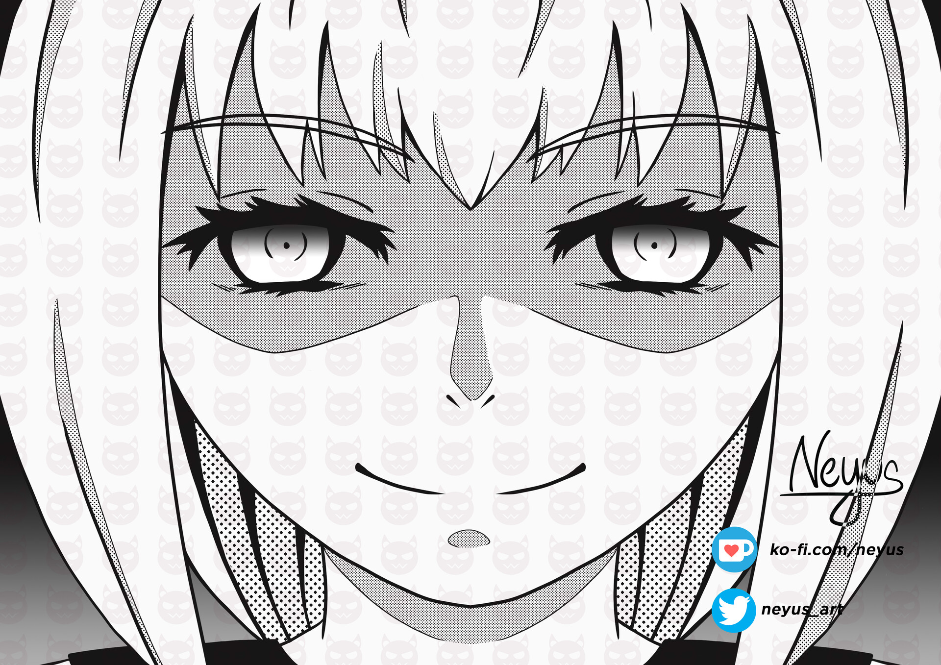 how to draw anime evil face
