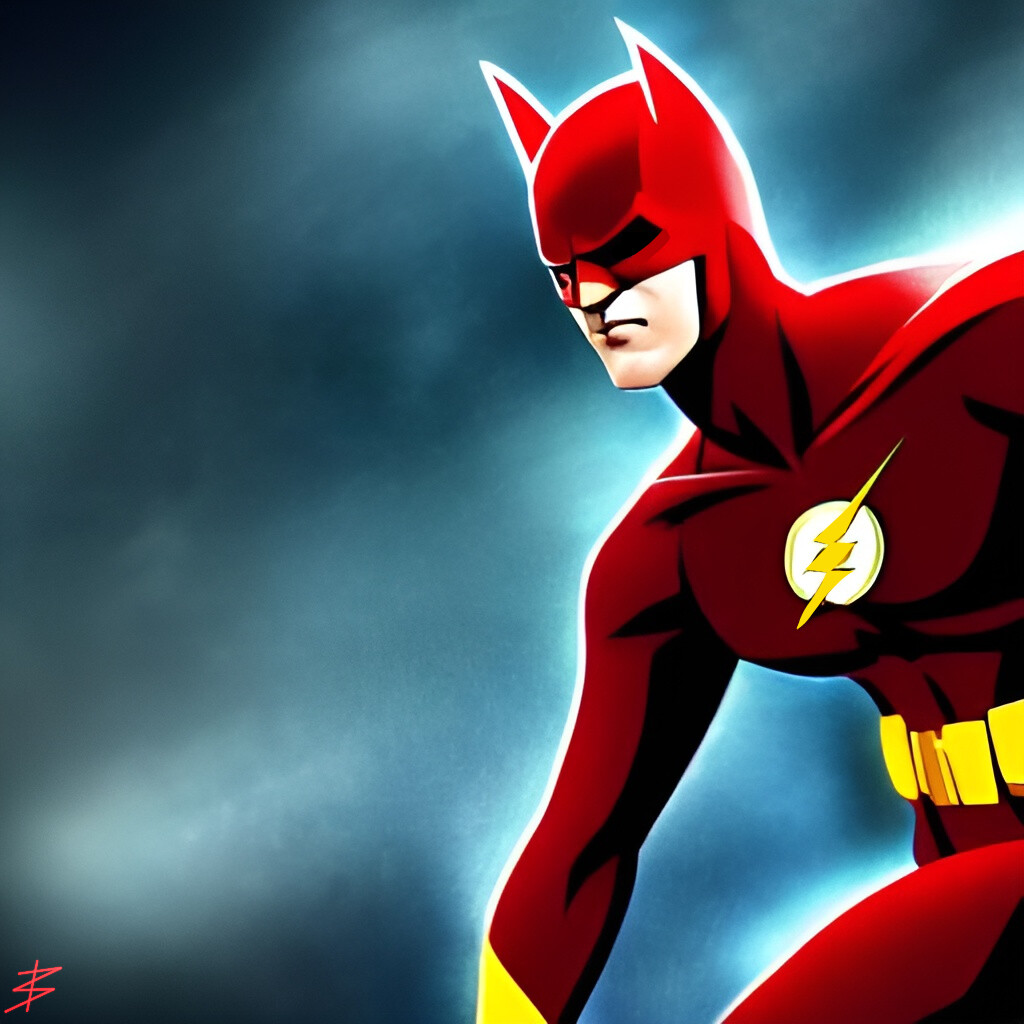 ArtStation - batman and the flash fused concept art