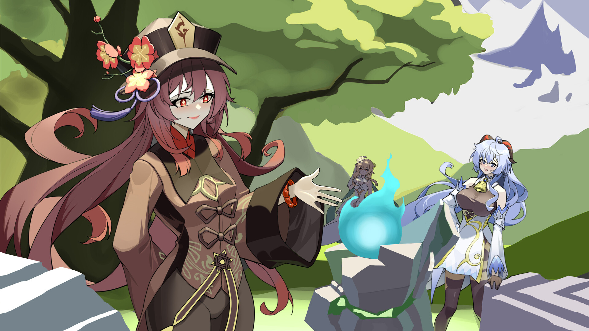 Wingfox workshop - Genshin Impact Art-Game Character Illustration