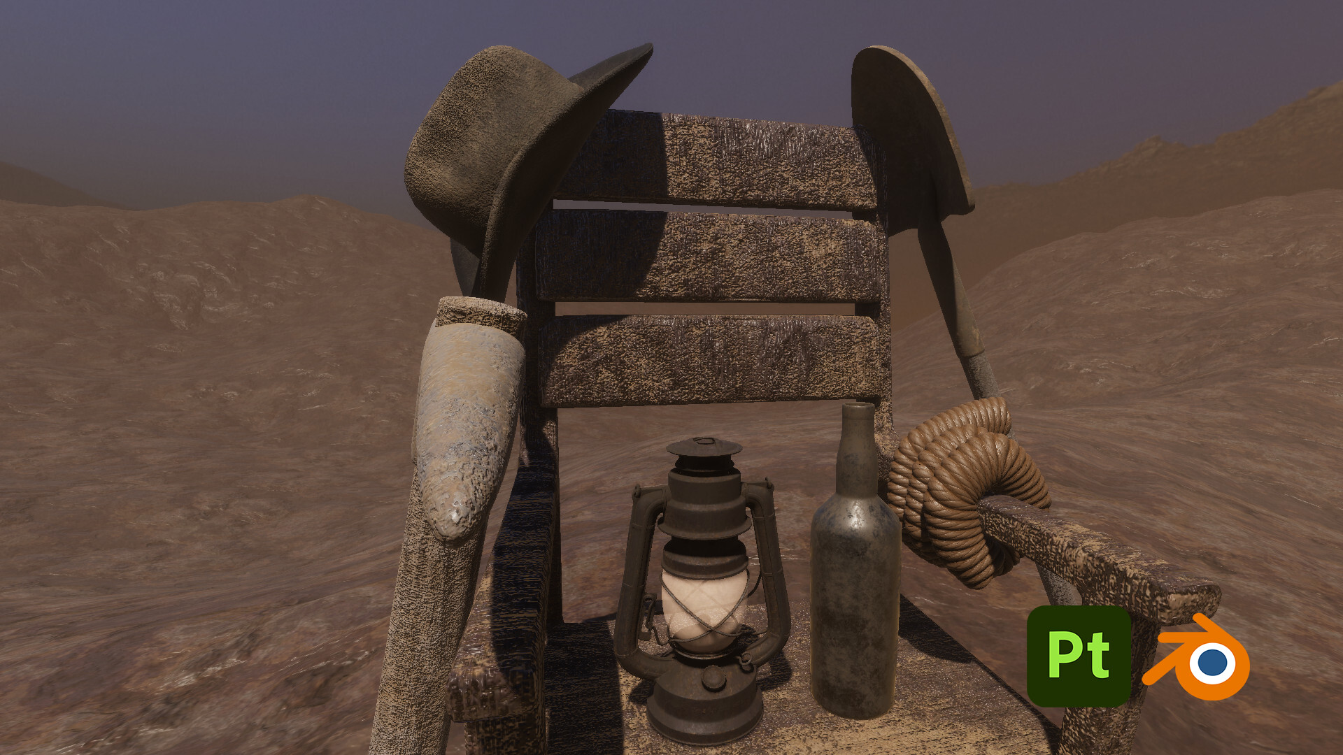 ArtStation - Western Scene WIP