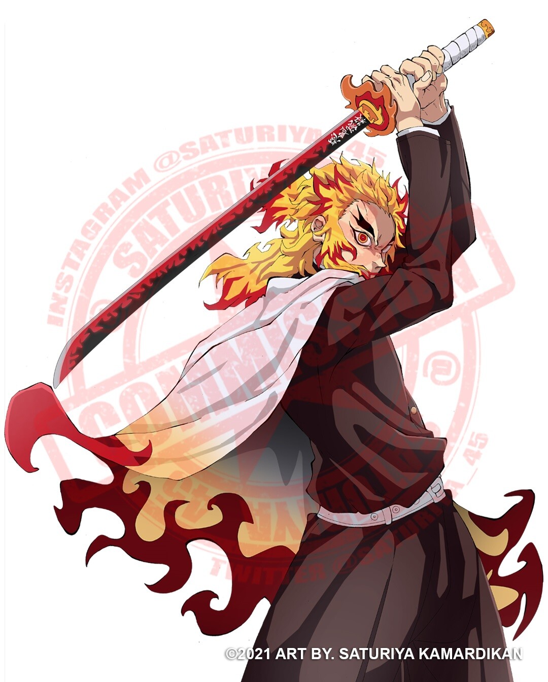 ArtStation - Commission Kyojuro