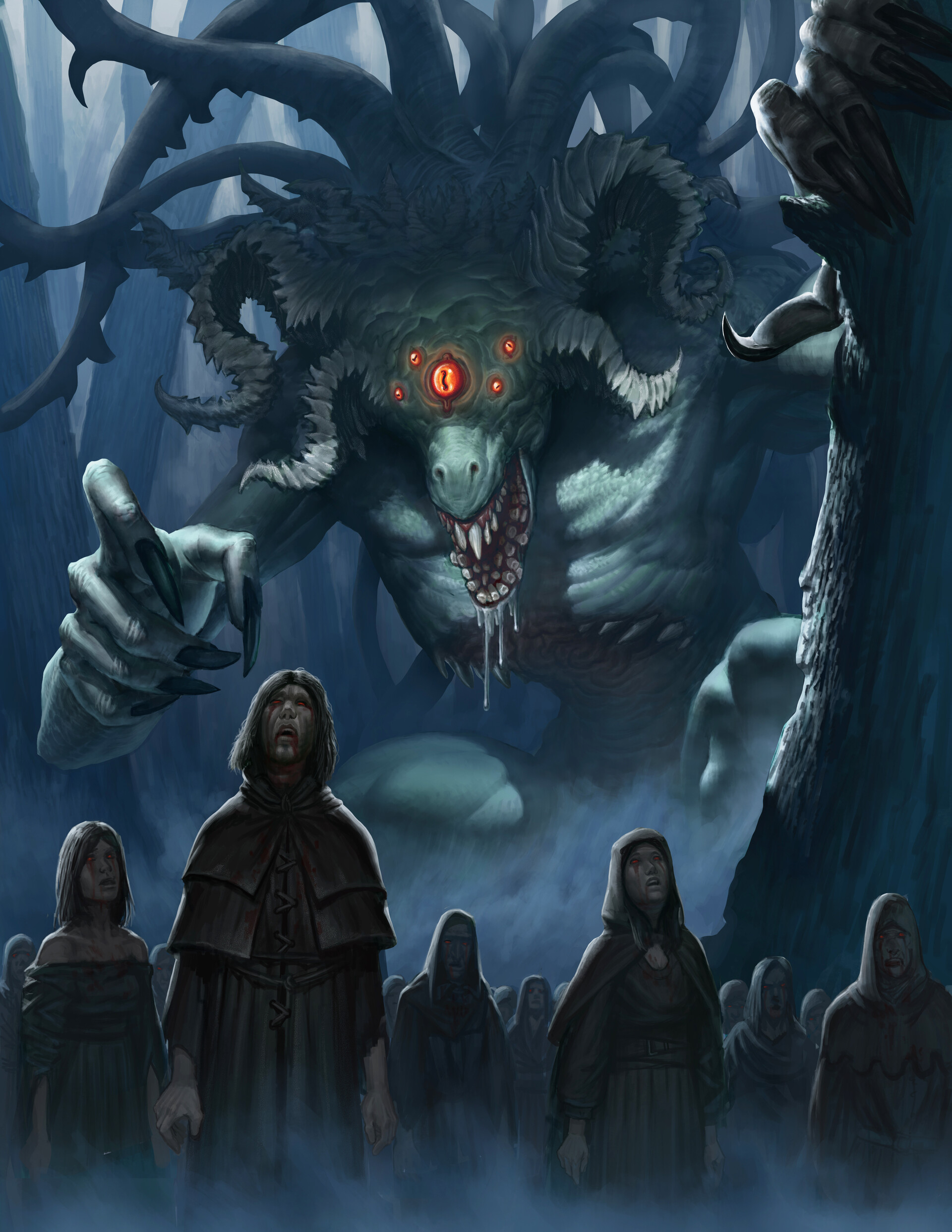 ArtStation - terror demon