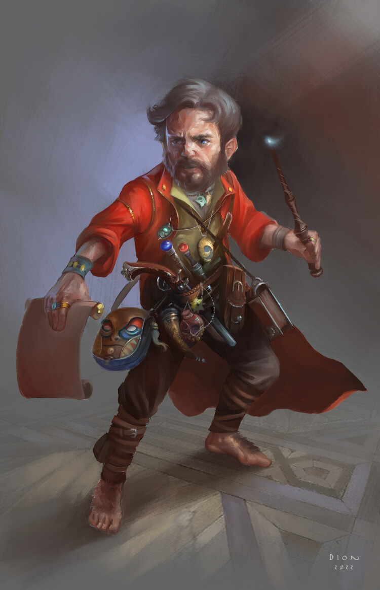 ArtStation - Halfling Trickster