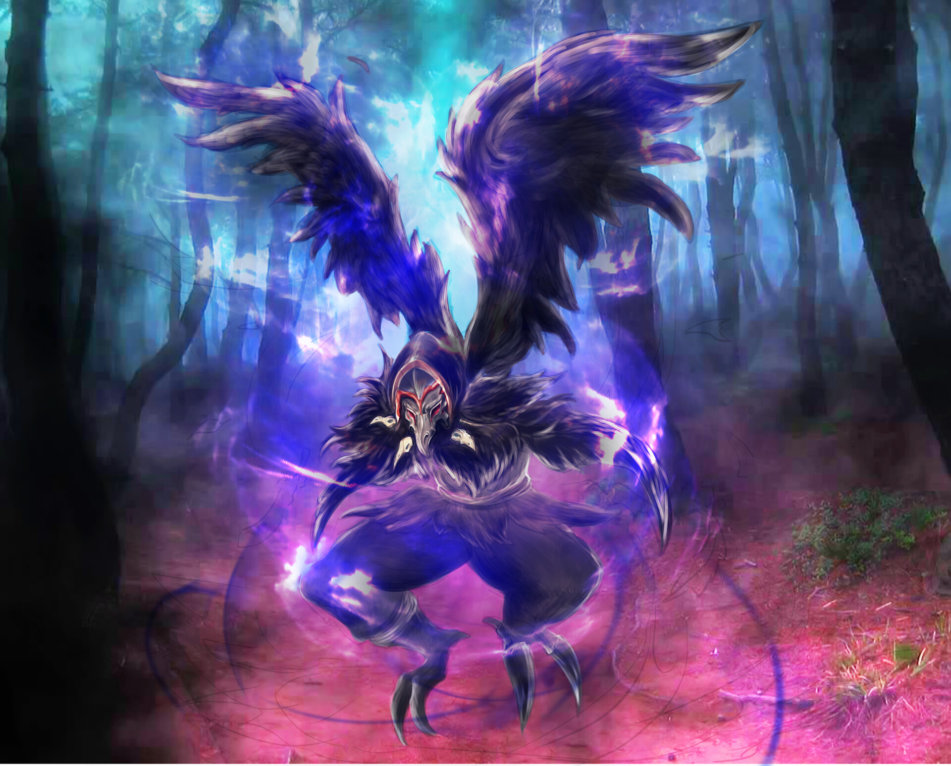 ArtStation - " Raven Mocker " - Cry of The Void