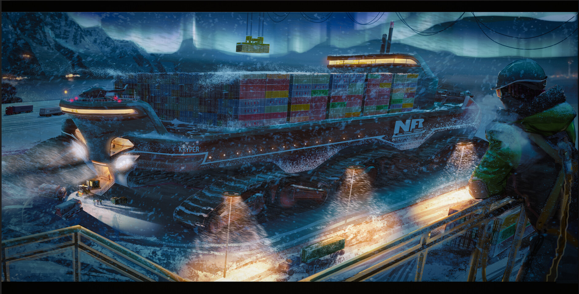 ArtStation - "Kryper" Multi-purpose Arctic vehicle