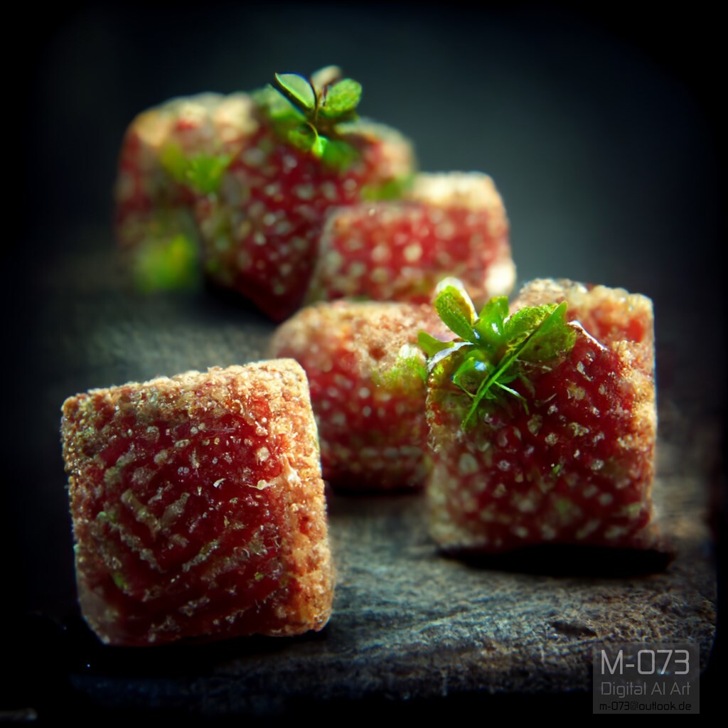 ArtStation - Square strawberries