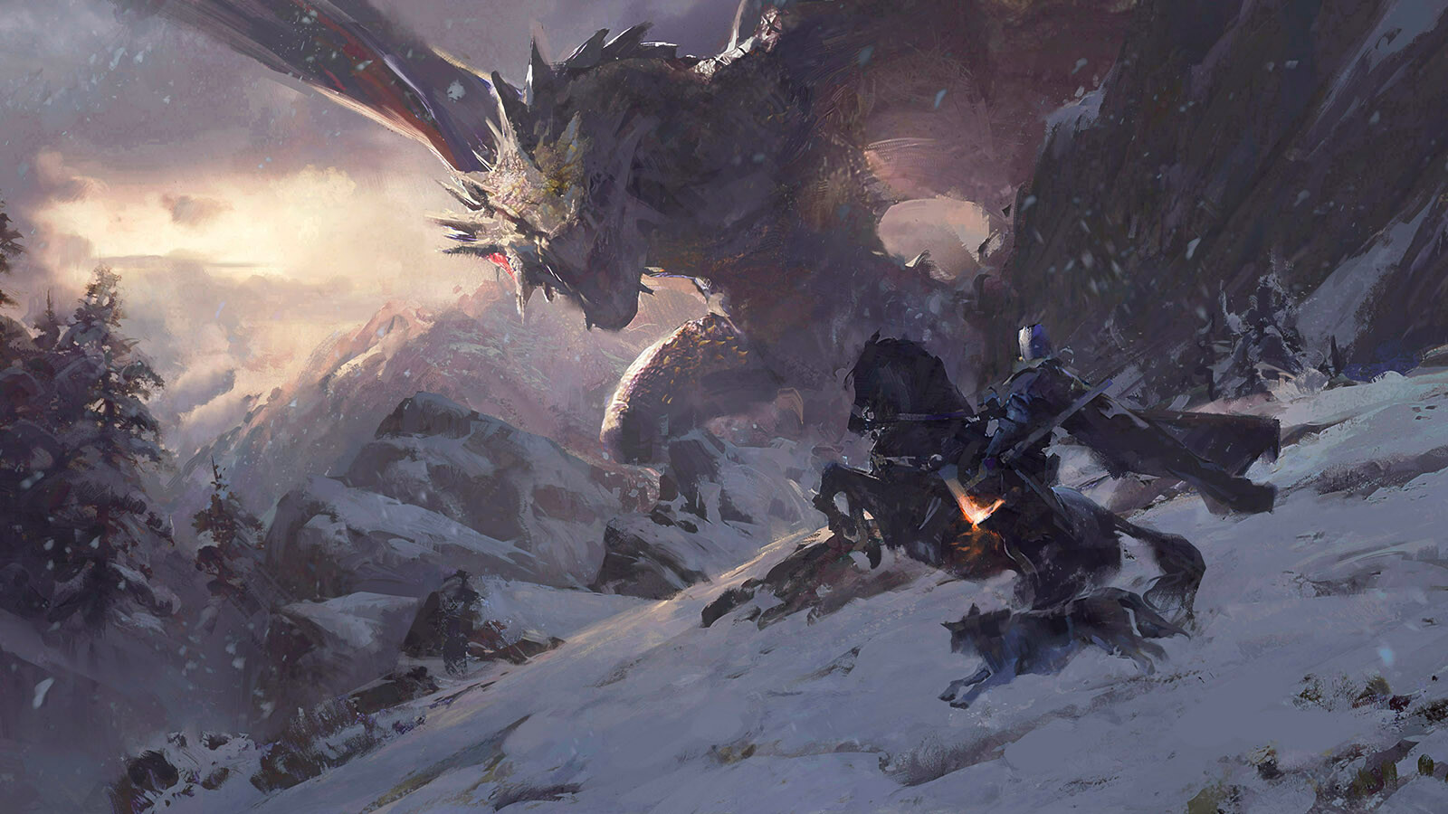 ArtStation - dragon hunt