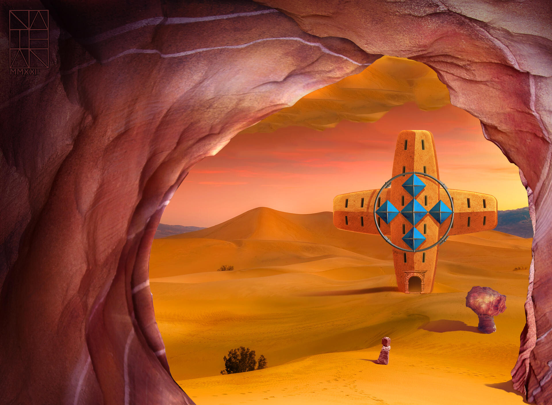 ArtStation - Ruins in the Desert