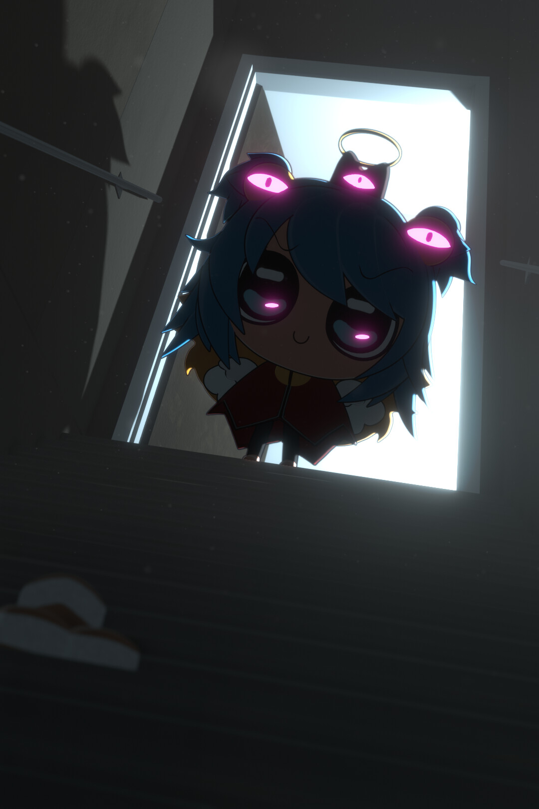 ArtStation - Cult leader Minnie visits the basement