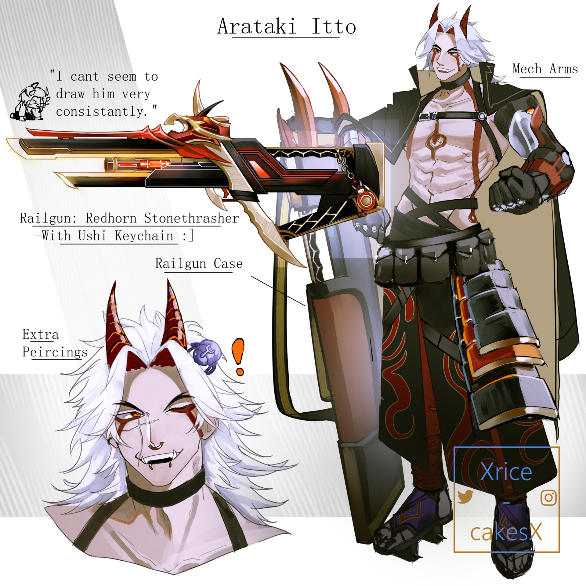 ArtStation - Cyberpunk Itto ref