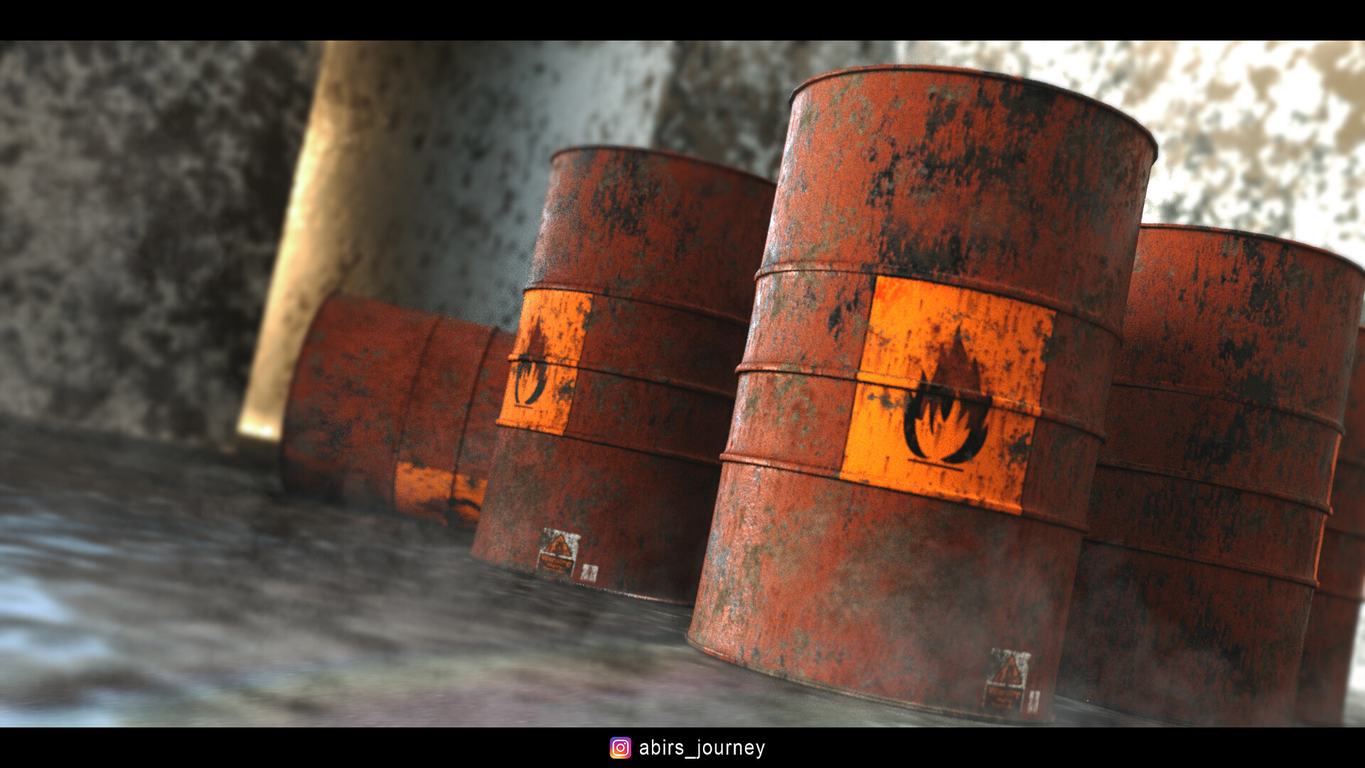 ArtStation - Barrel 3D Scene