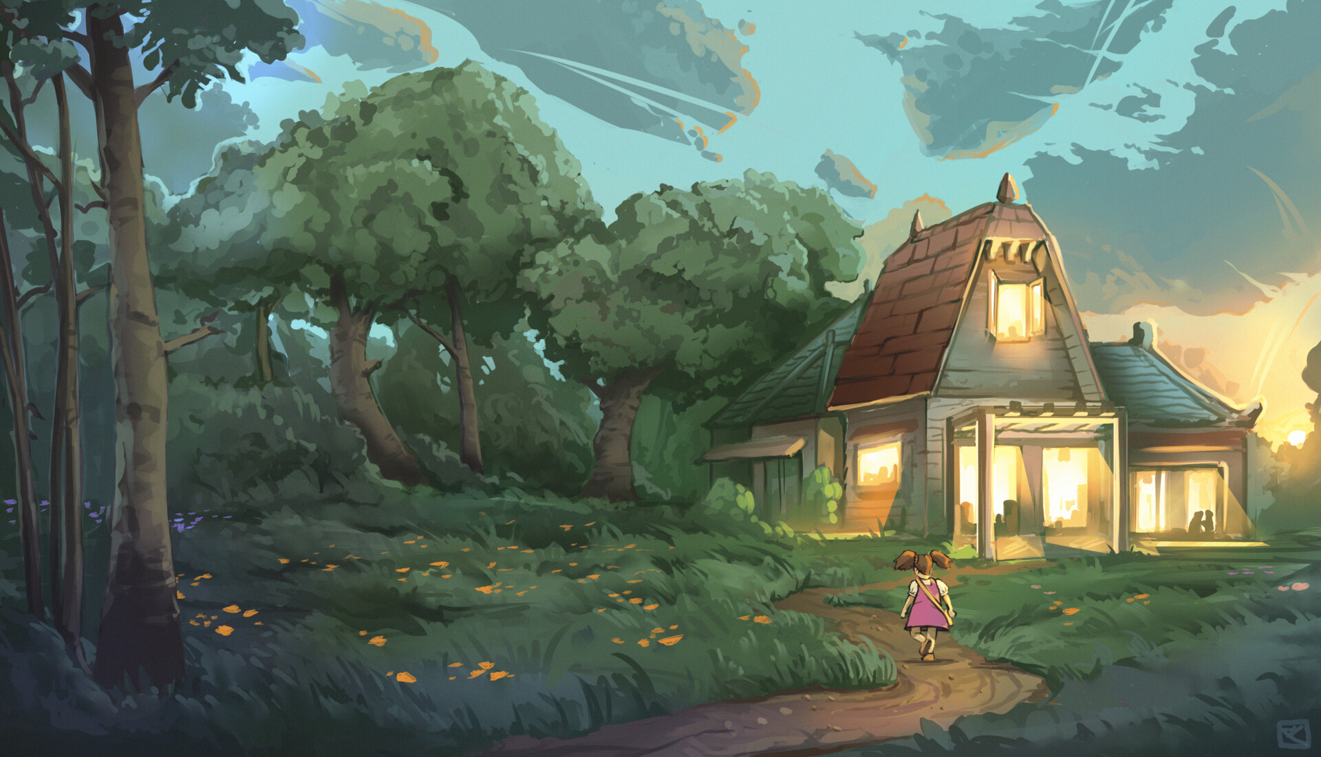 ArtStation - The Kusakabe's House