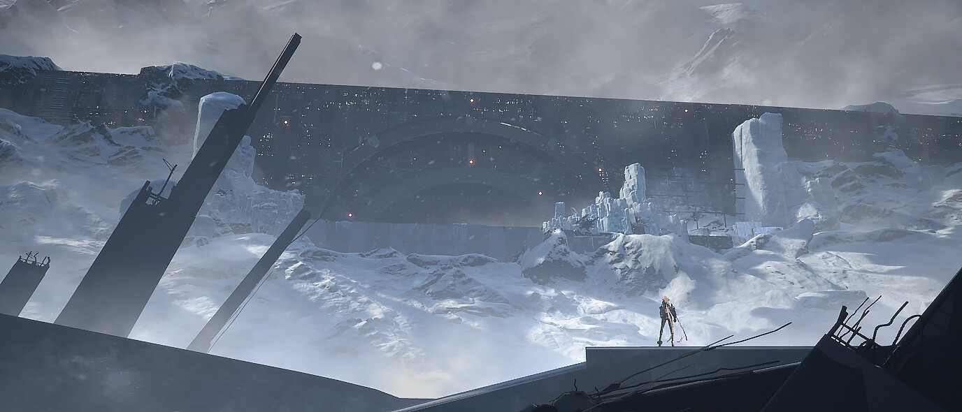 ArtStation - Snow Mountain Military Base