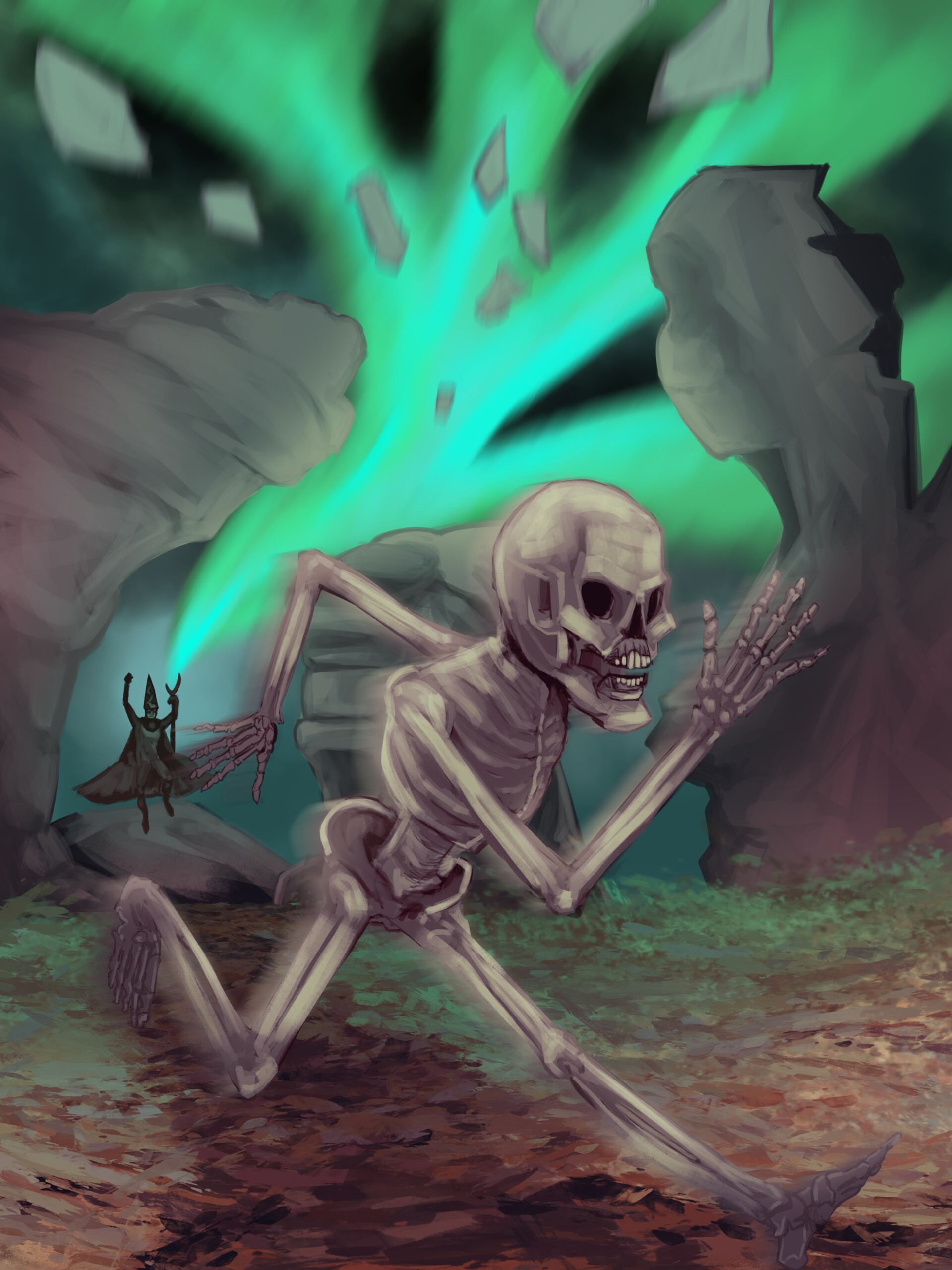 ArtStation - Running skeleton