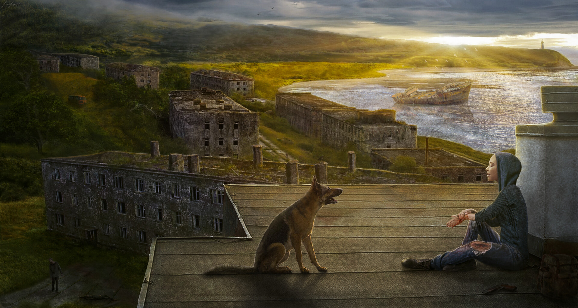 ArtStation - Post-apocalyptic island