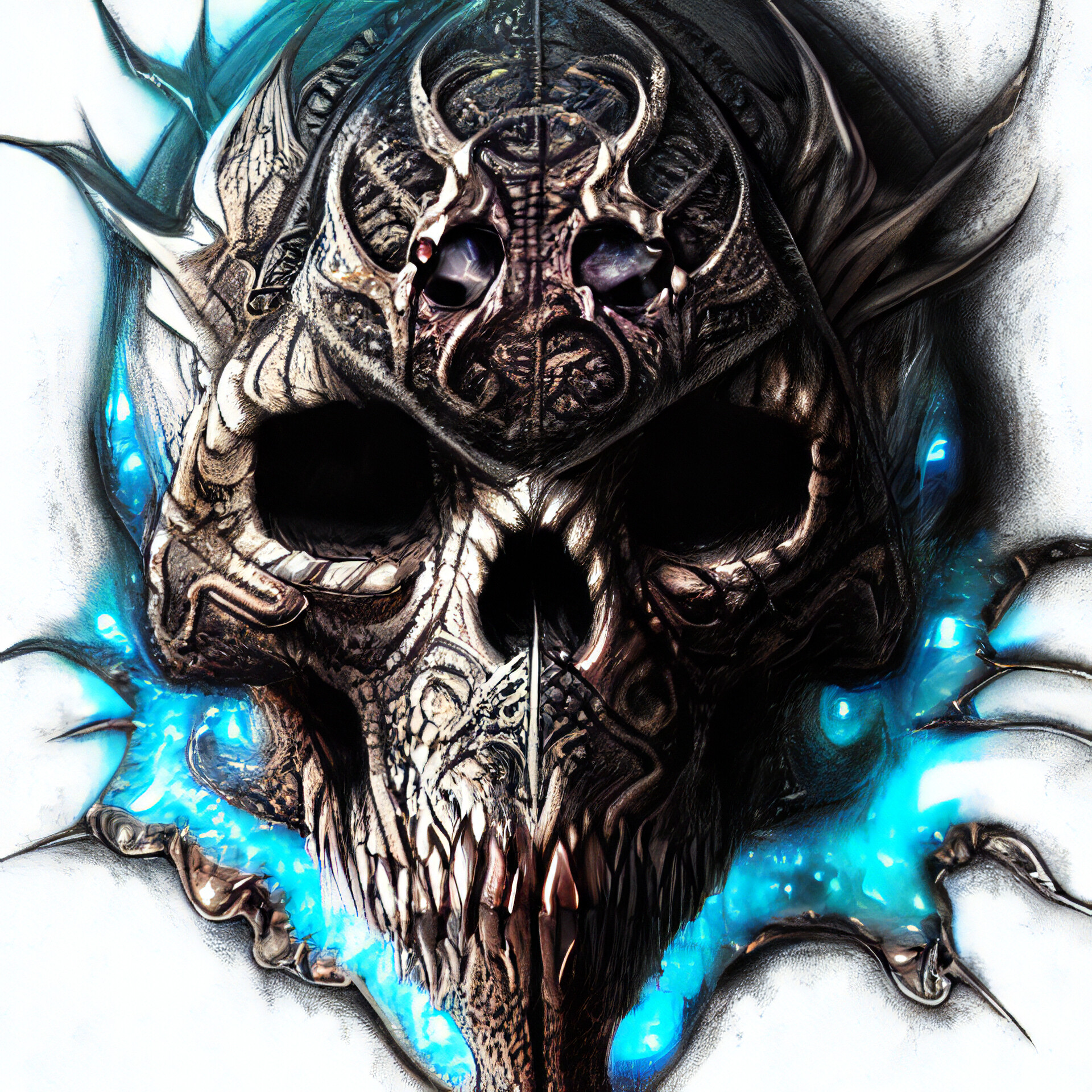 ArtStation - [AI] Fantasy Skulls