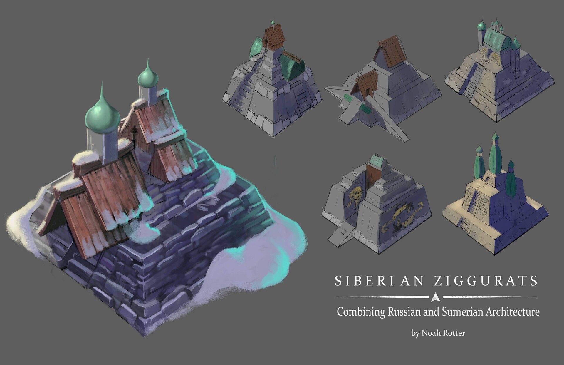 ArtStation - Siberian Ziggurats