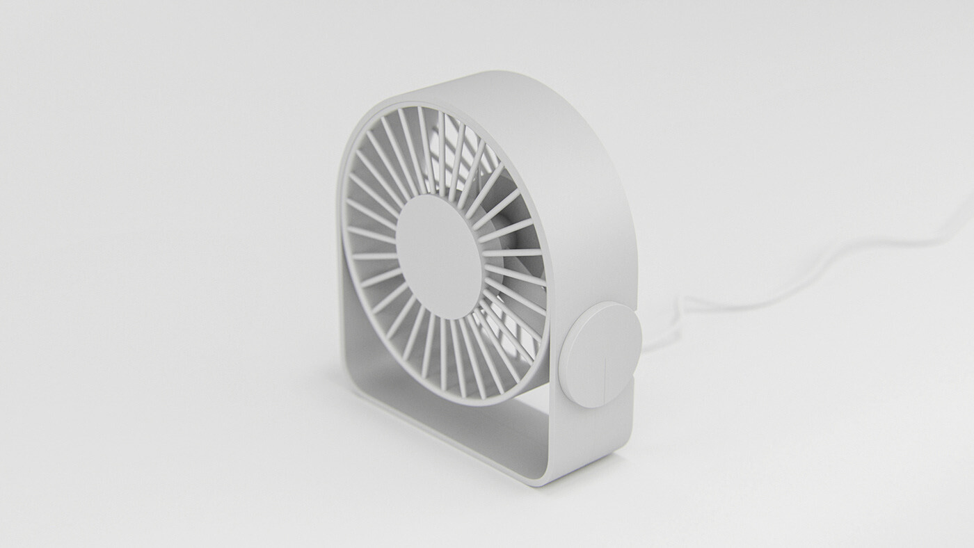 ArtStation - Portable Fan Design