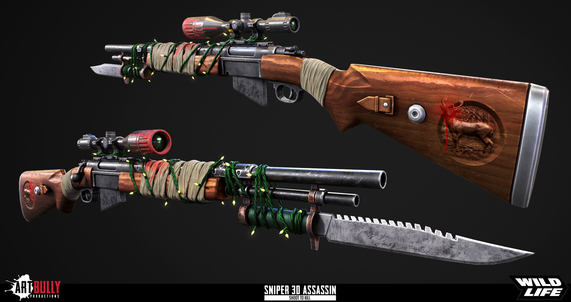 Art Bully Productions - Sniper 3D Assassin - Weapons 01