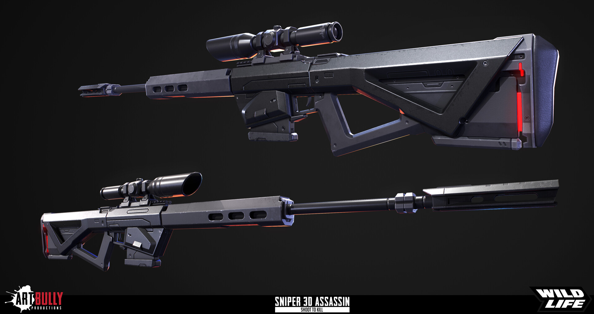 Art Bully Productions - Sniper 3D Assassin - Weapons 01