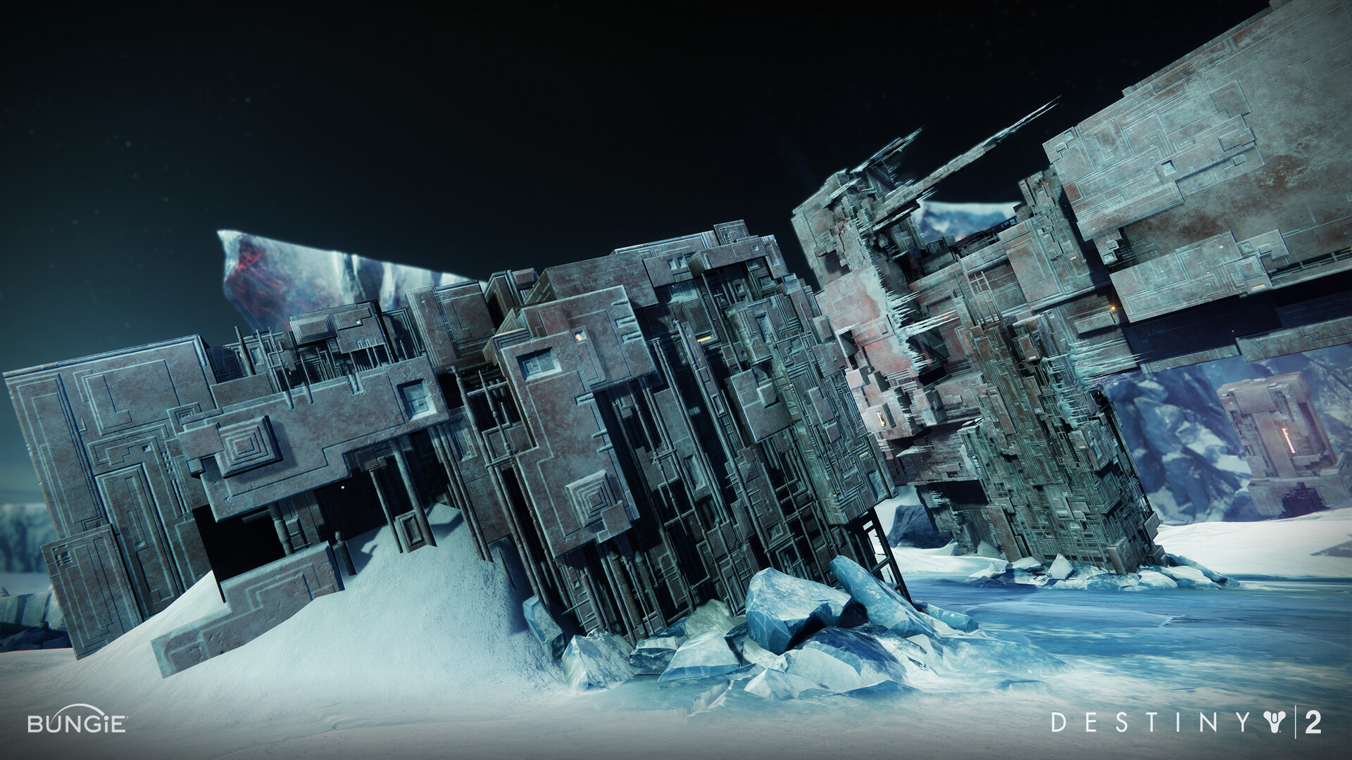 Ethan Scheu - Destiny 2: Beyond Light - Europa Ice Shaders and Props