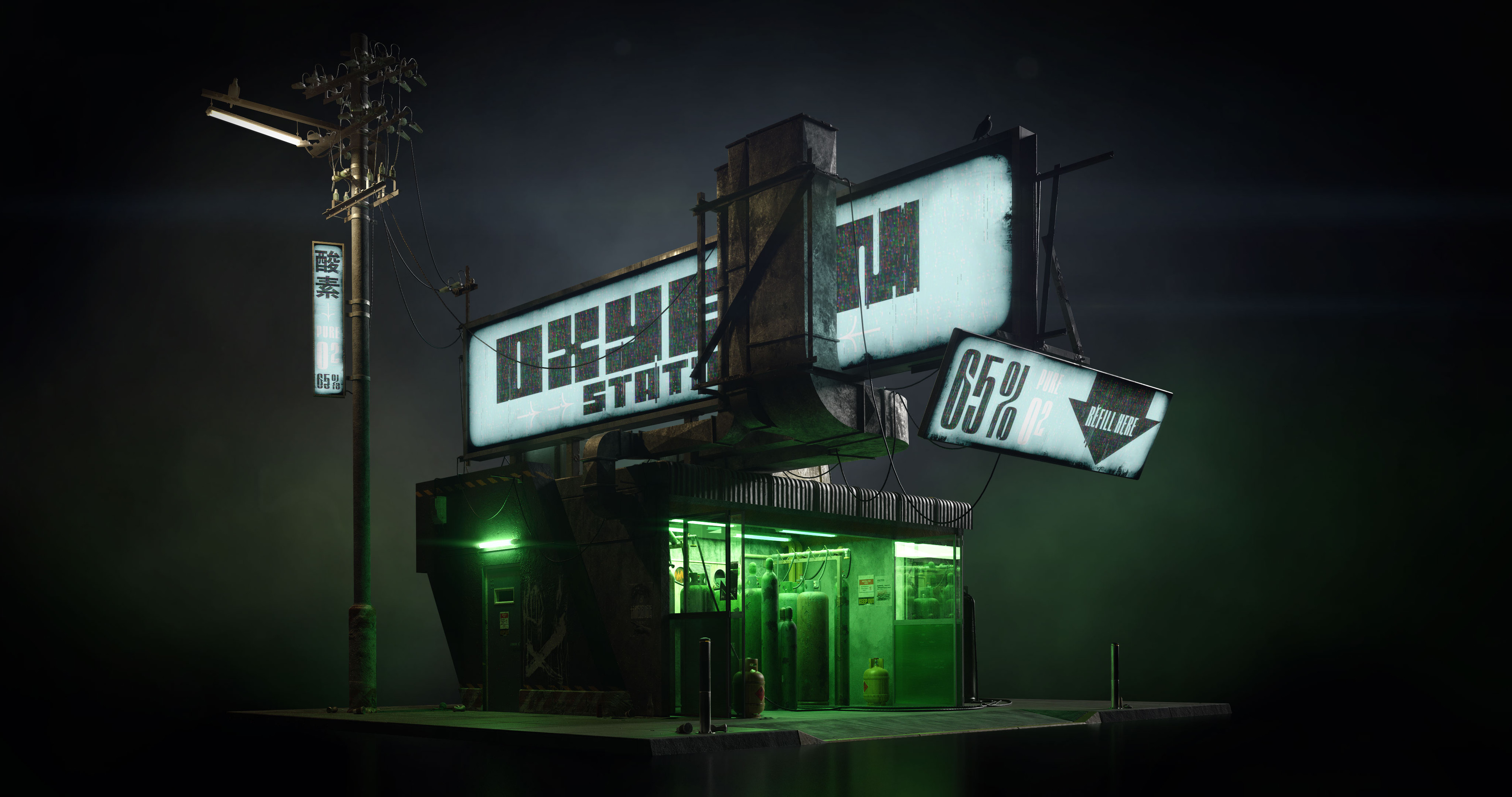 KitBash3D - Cyber District - 3D Asset Kit | Premium Assets for Movies ...