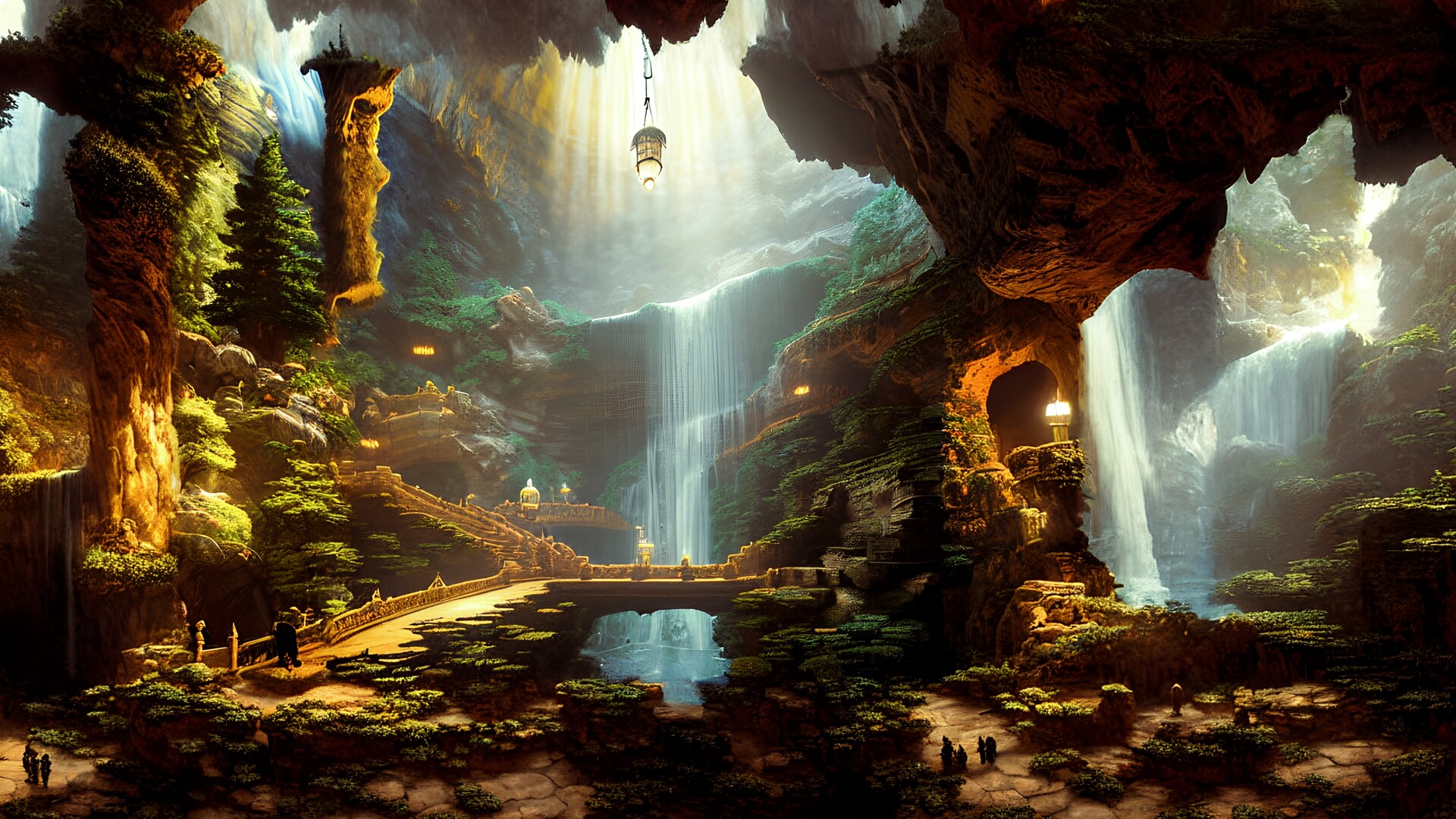 ArtStation - Dwarven Caverns Wallpaper