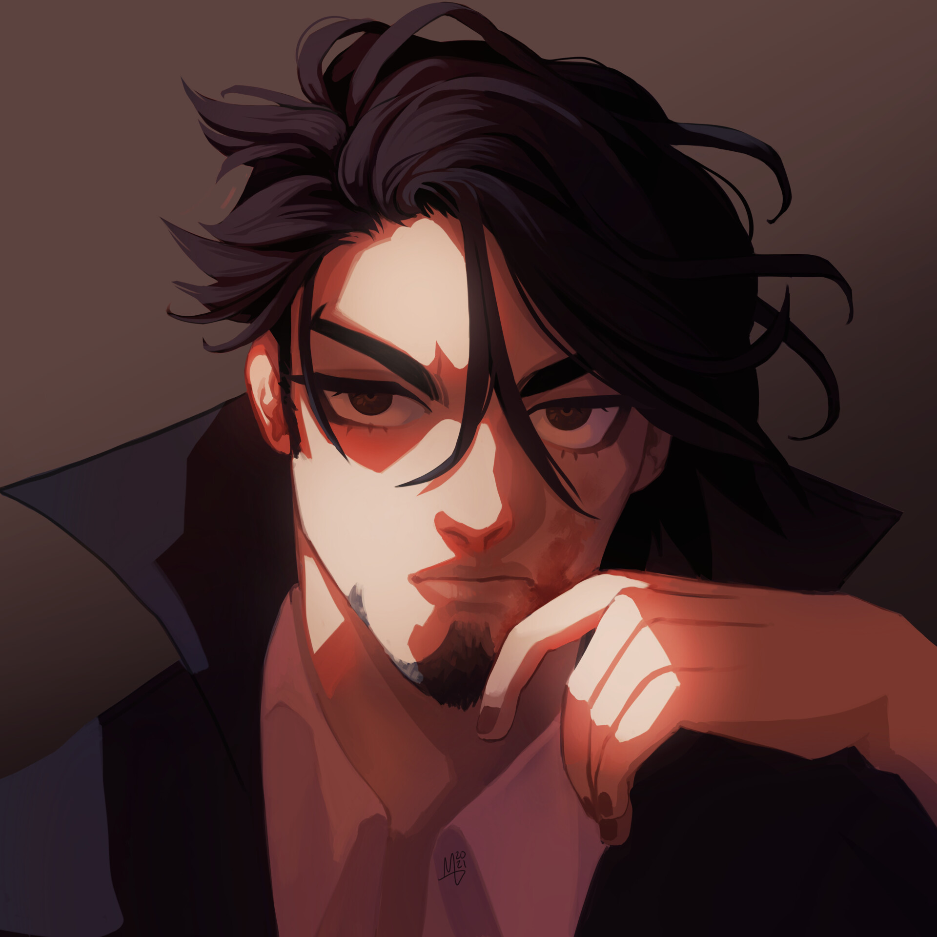 ArtStation - Aaron (oc) portrait