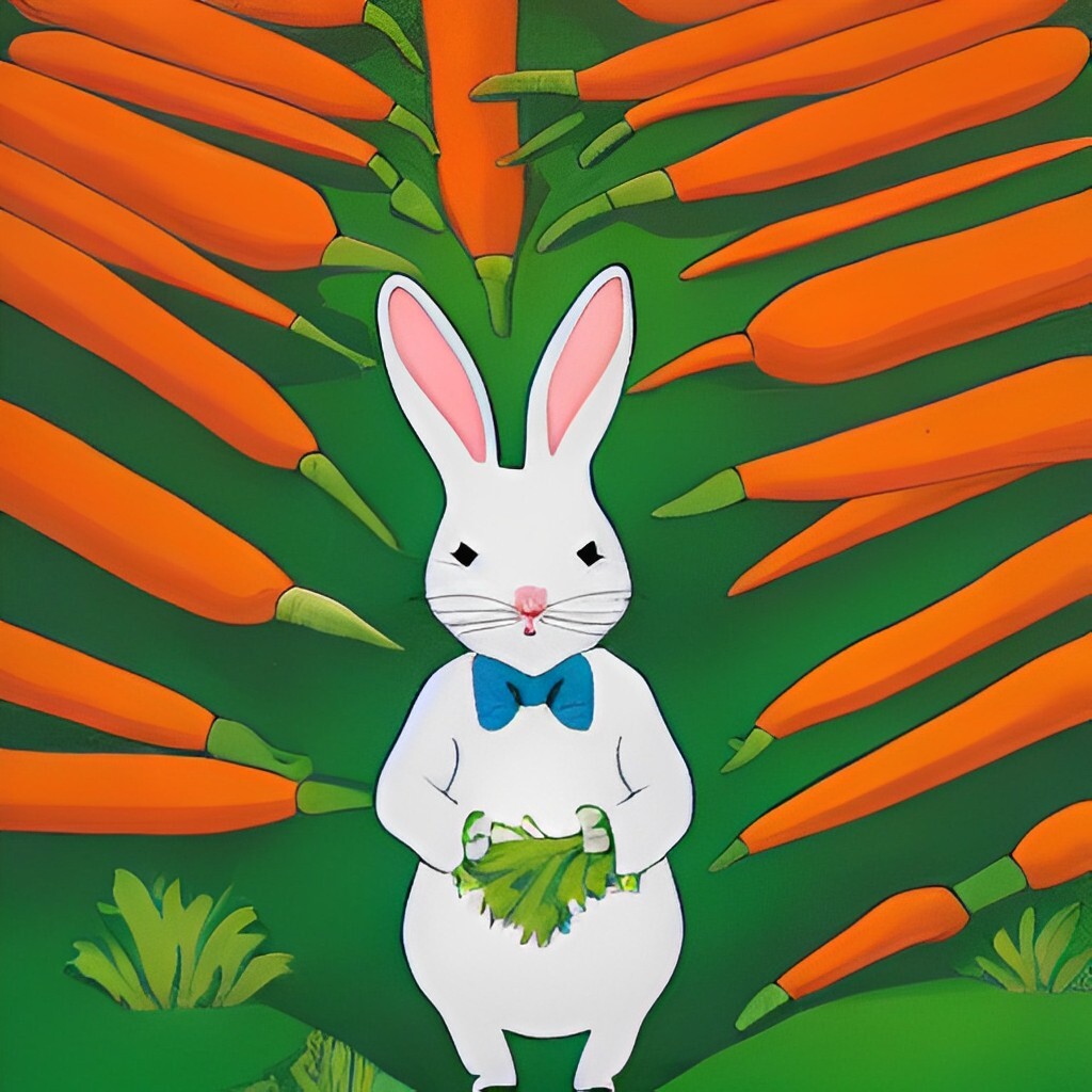 ArtStation - A Rabbit in His Wonderland - Made By AI