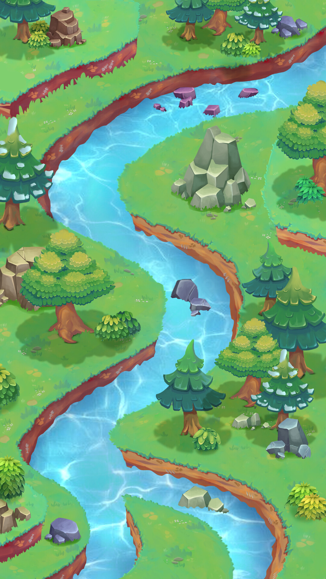 ArtStation - 2D Casual Game Map