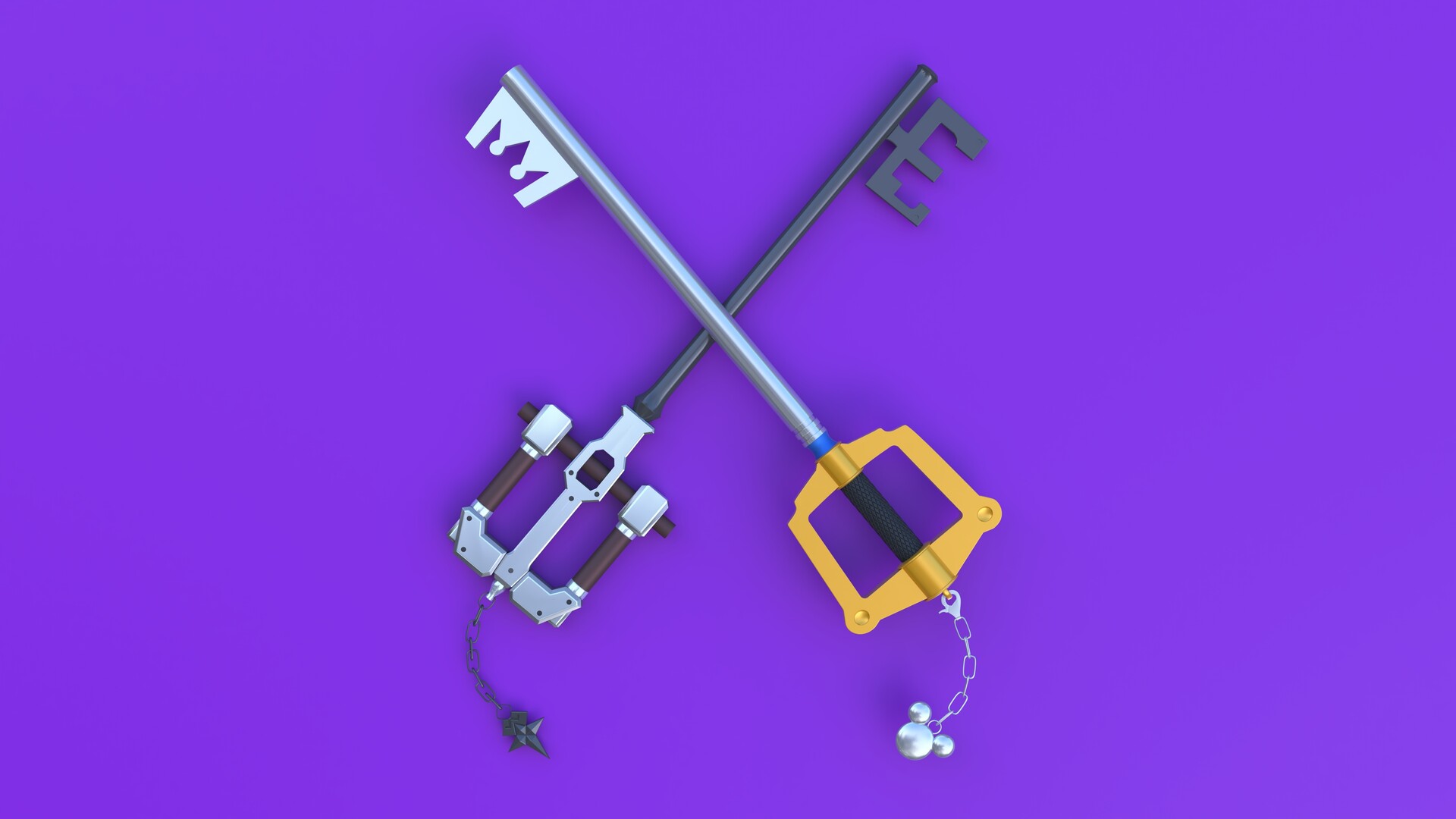ArtStation - Kingdom Key & Eraqus Keyblade